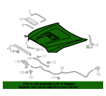 OEM 2016-2023 Toyota Tacoma Hood Part # 53301-04230 | Modern Toyota Parts