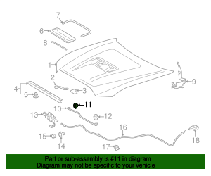 Genuine Toyota Grommet part# 90080-48064 for 2000-2023 Toyota ...