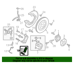 PAB-698-451 - 1 Set Of Brake Pads 2015-2022 Porsche Macan | Delaware ...