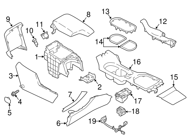 2017-2023 Subaru Lid Assembly 92114FL002VH | Subaru Parts For You