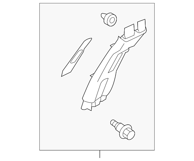 94012SJ000ME - Upper Center Pillar Trim - 2019-2021 Subaru Forester ...