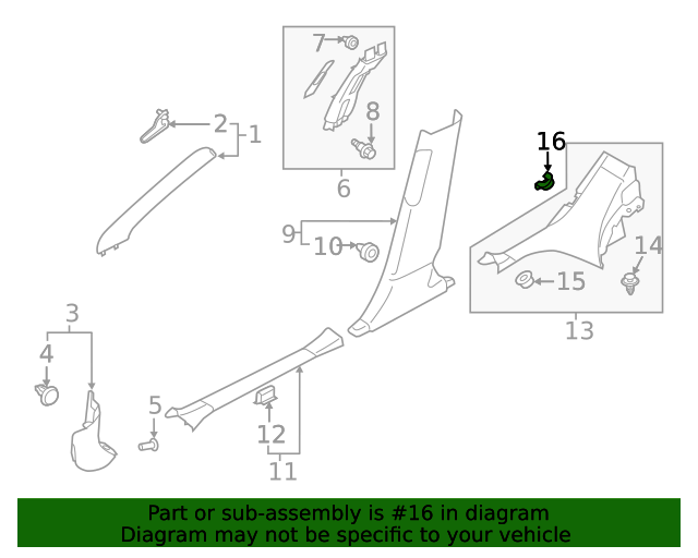 2019-2024 Subaru Forester Rear Sill Plate Cover 94053SJ000 | Subaru ...