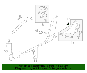 2019-2023 Subaru Forester Rear Sill Plate Cover 94053SJ000 | Subaru ...