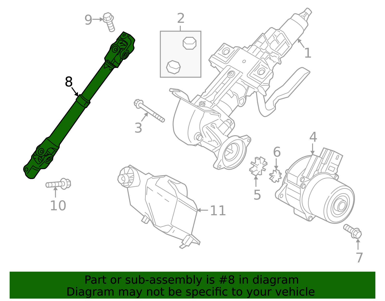 2019-2024 Mazda 3 Intermediate Shaft BCKA-32-090C | Mazda Parts Advantage