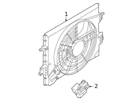 Cooling Fan for 2022 Nissan Versa | TascaParts.com