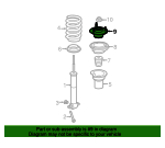 2014-2020 GM Front Upper Shock Absorber Mount 22826284 GM ...