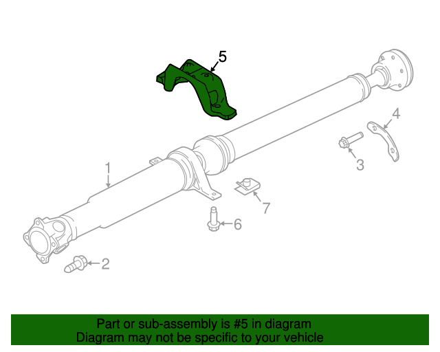 LR066317 - Center Bracket 2017-2023 Land Rover Discovery | Land Leaping ...