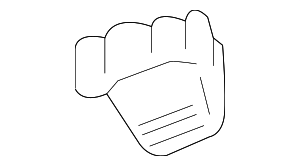 2018-2023 Chevrolet Traverse Gray Sunroof Sunshade Handle 84422436 ...