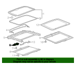 Sunroof sunshade motor 85154817 GM | GMPartsDirect.com