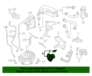 2013-2019 Volkswagen OEM NEW 2013-2019 Volkswagen Beetle Jetta 2.0L AIr ...