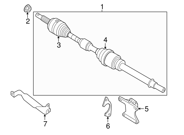 39780-1KB0A - Bearing Support 2011-2019 Nissan | Nissan Parts ...