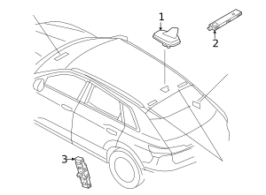2021-2022 Volkswagen ID.4 Antenna 5WA-035-507-C-041 | OEM Parts Online