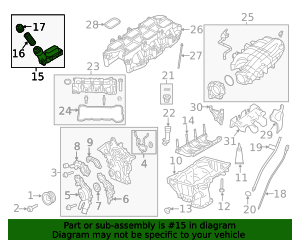 68596318AB - OEM Engine Oil Filter Adapter For 2016-2025 Mopar | OEM ...