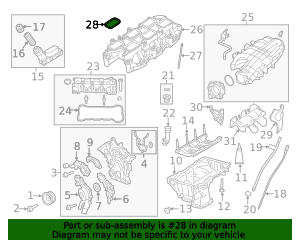 2016-2025 Mopar Manifold Gasket 68232614AA | Mopar Parts Canada