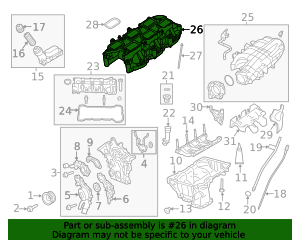 2016-2022 Mopar Intake Manifold 5281803AA | TascaParts.com