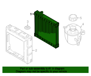 17-11-8-476-010 - Radiator 2016-2017 BMW | AutoNation Parts