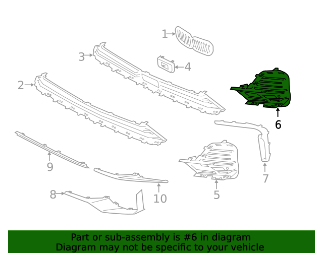 Genuine BMW 51-11-7-473-034 | Outer Grille | FREE Shipping on Most ...