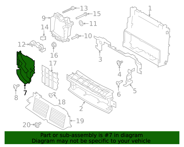 Genuine OEM Front Deflector Part# LR144677 Fits 2018-2021 Land Rover ...