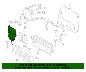 2018-2022 Land Rover Range Rover Front Deflector LR144678 | JaguarParts.com