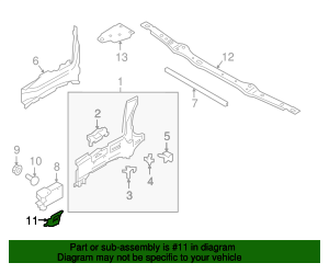 31420627 - High-Quality Inner Rail Support Bracket for 2016-2025 Volvo ...