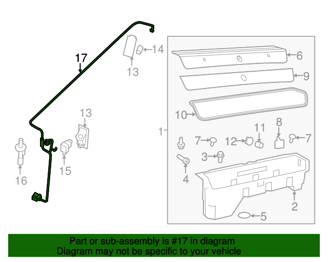 2013-2020 Ram Wire Harness 68206716AA | TascaParts.com