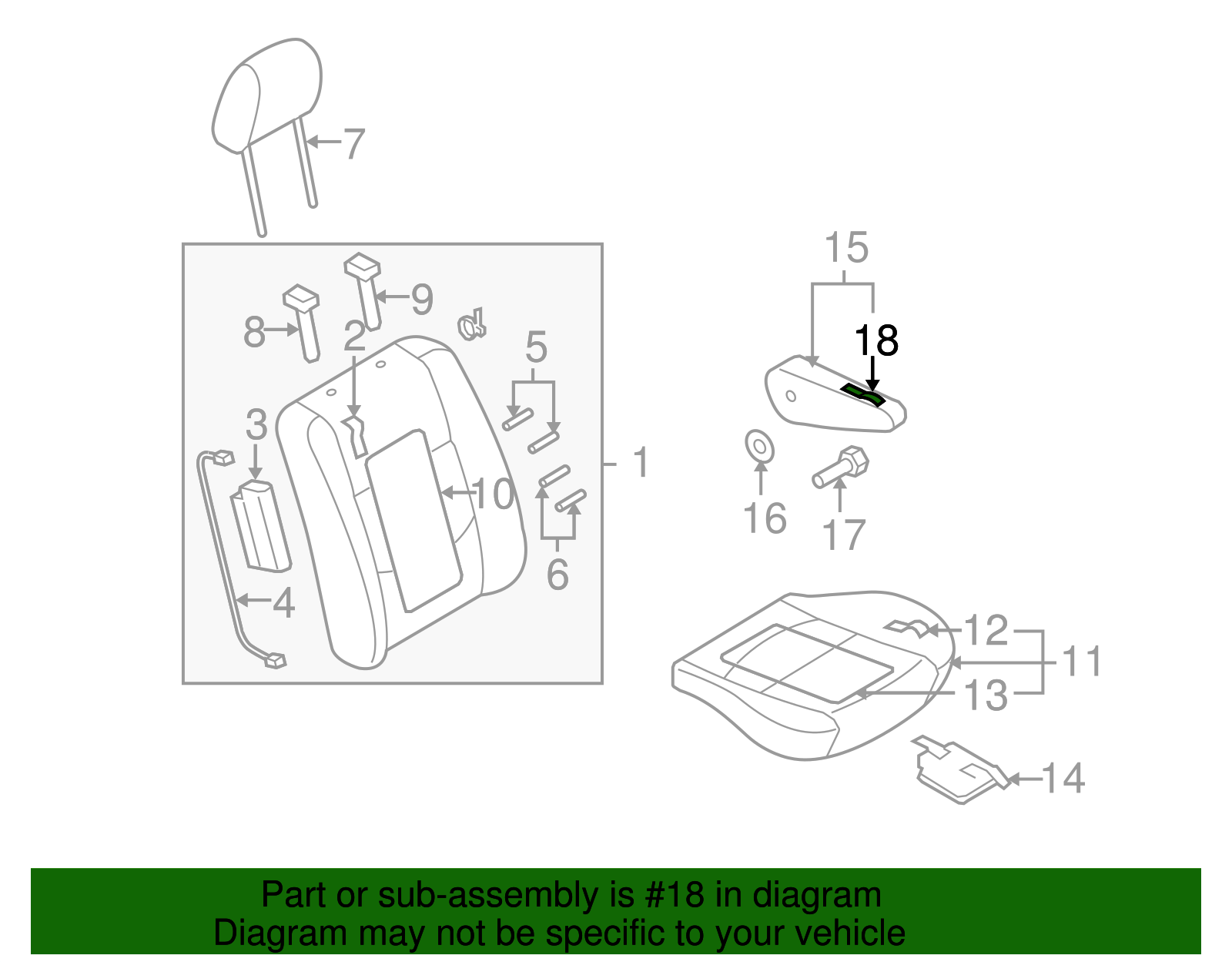 C322-88-1B1-02 - Armrest Cover 2008-2010 Mazda 5 | Florida Mazda Parts