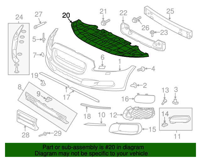 2010-2019 Jaguar Under Cover C2D3553 | OEM Parts Online
