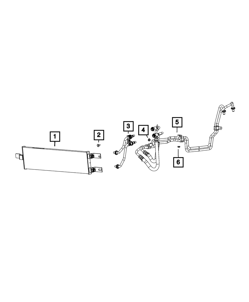 2025 Ram 1500 Transmission Oil Cooler 68592059AA | Retail Performance ...