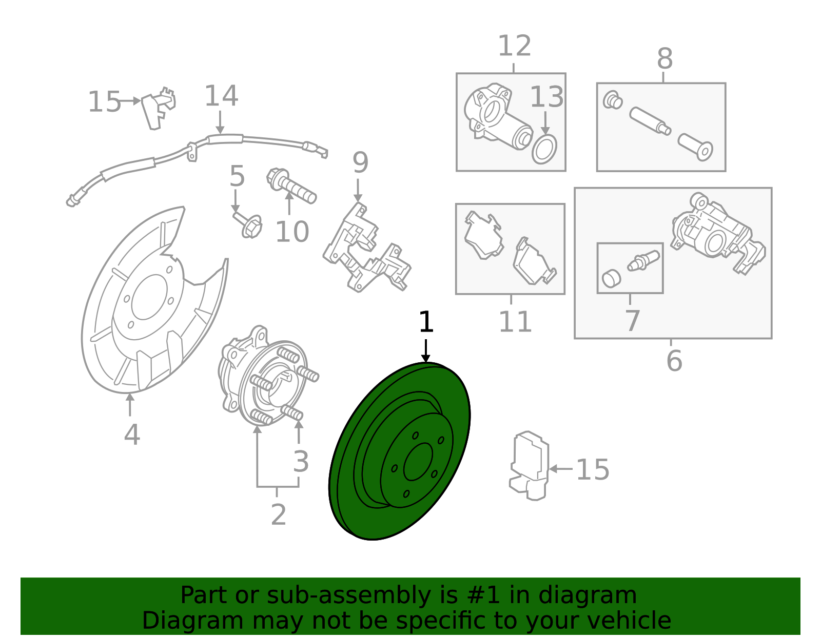 2020-2025 Ford Rotor Assembly - Brake BRRF-468 | Miracle Ford Parts