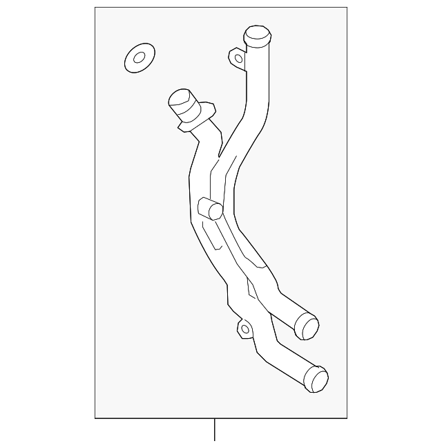2011-2015 Volkswagen Touareg Water Manifold 06E-121-044-AE | OEM Parts ...