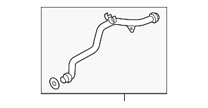 06E-121-065-N - Connector Tube 2011-2015 Volkswagen Touareg ...