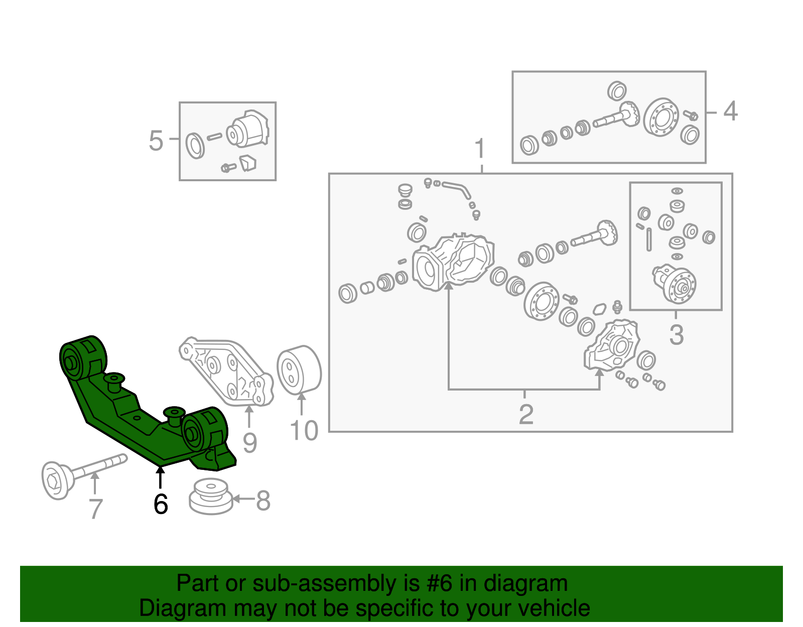 2009-2013 Toyota Matrix 2009-2013 Toyota Matrix - Differential Mount ...