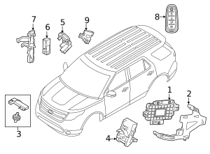 JU5Z-15604-BB - Control Module 2017-2019 Ford | Group 1 Auto Parts