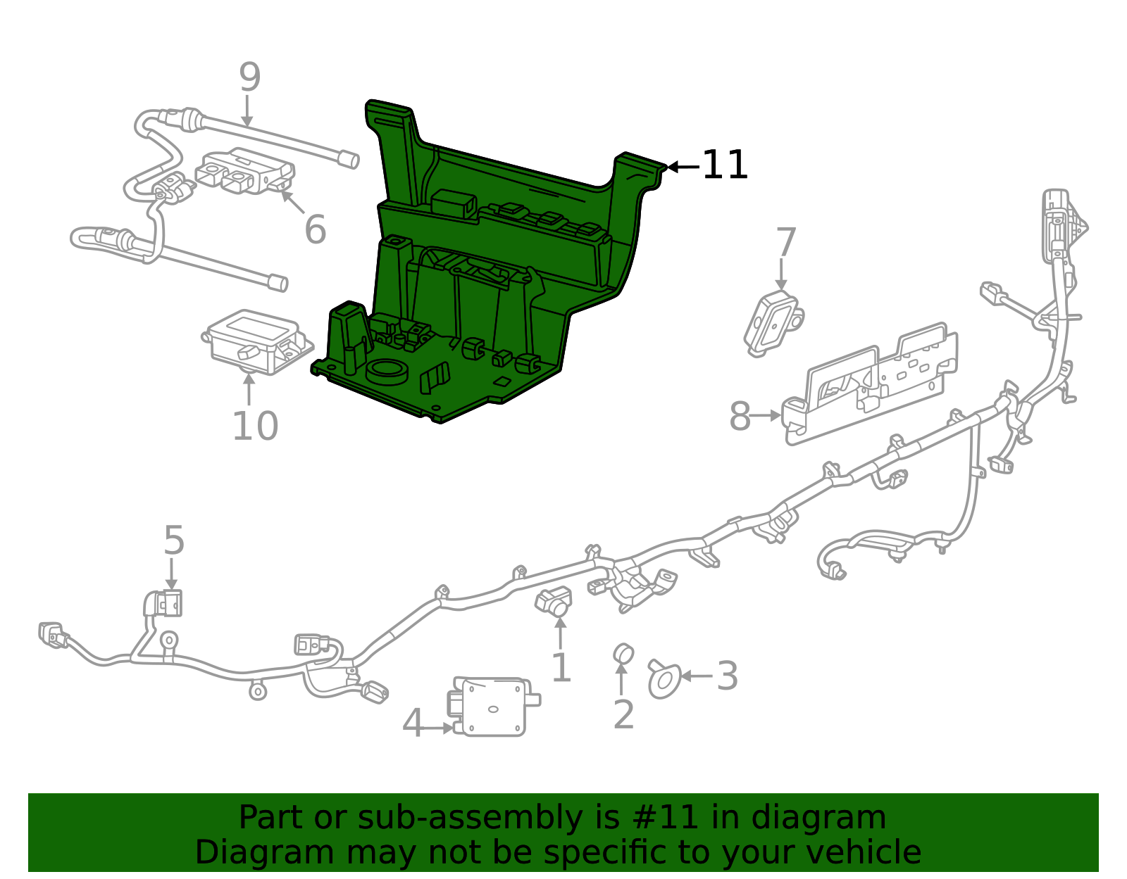 2021-2024 GM Mount Bracket 87813950 GM | GMPartsDirect.com