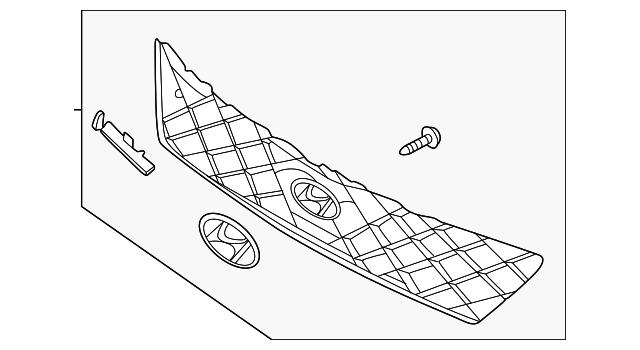 2022-2023 Hyundai Kona Upper Grille 86350-J9NA0 | OEM Parts Online