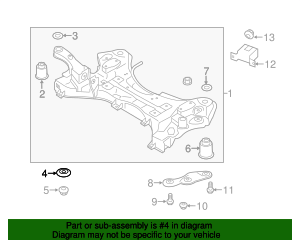 2015-2019 Hyundai Front Plate 87818-2W000 | Hyundai Wholesale Direct