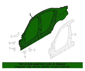 41007487372 - 2019-2024 BMW Uniside Assembly (41-00-7-487-372) | BMW of ...