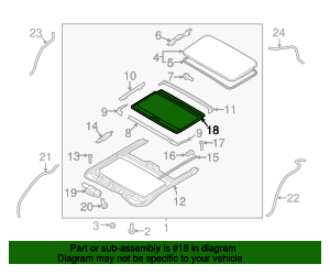 Hyundai - 81666-F2000-TTX - Sunshade - 2017-2022 Hyundai | OEM Hyundai ...
