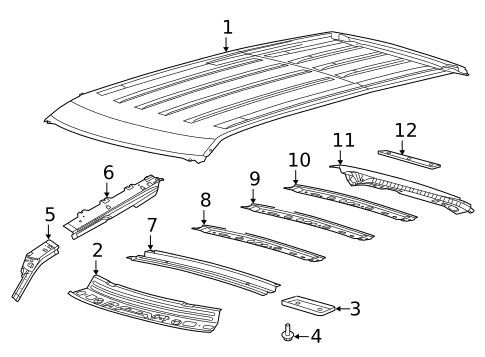 Roof & Components for 2016 Ford Explorer | QuirkParts