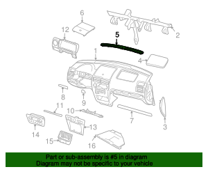 2006-2009 Lincoln 2006-2009 Lincoln MKZ Zephyr Dashboard Windshield ...