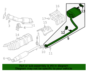 2020-2023 Hyundai Sonata Muffler & Pipe Assembly 28710-L1100 | OEM ...