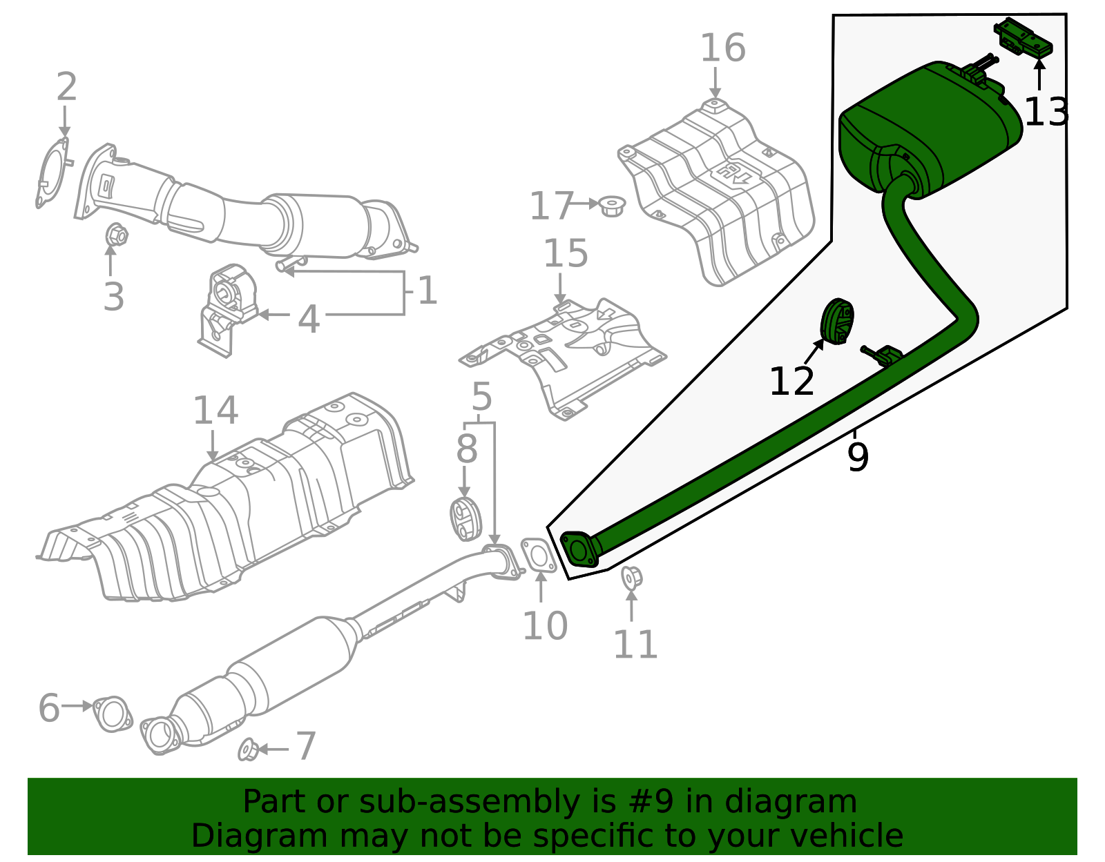 2024-2025 Hyundai Sonata Muffler & Pipe Assembly 28710-L1600 | OEM ...