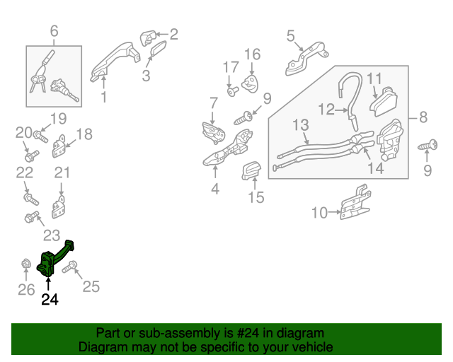 2013-2019 Hyundai Door Check 79390-2W010 | OEM Parts Online