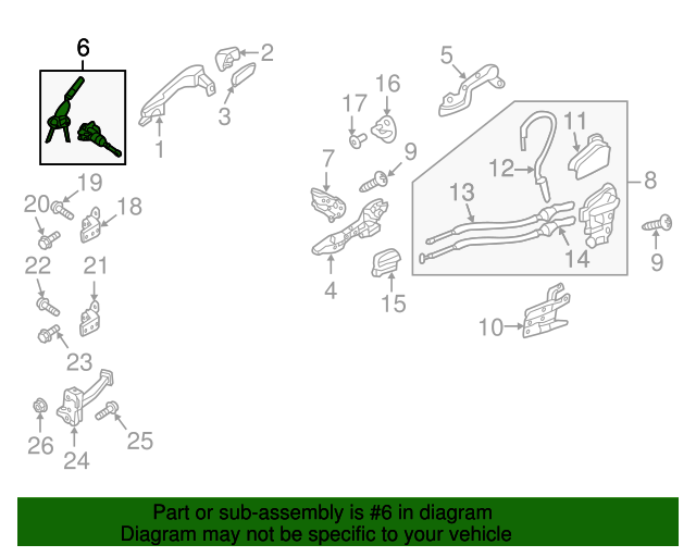 81970-2WA00 - Door Lock Cylinder 2013-2019 Hyundai | AutoNation Parts
