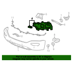 2016-2019 GM Bumper Face Bar Bracket - Driver's Side (LH) 23381977 ...