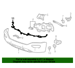 2016-2019 GM Front Object Alarm Sensor Wiring Harness 23274033 GM ...