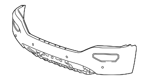 2016-2019 GM Anthracite Front Bumper Impact Bar 84029793 | GM Parts Center