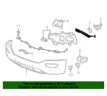 2014-2019 GM Passenger Side Front Bumper Fascia Support Brace 22757268 ...