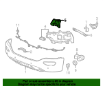 2014-2019 GM Passenger Side Front Bumper Impact Bar Bracket 22757264 GM ...