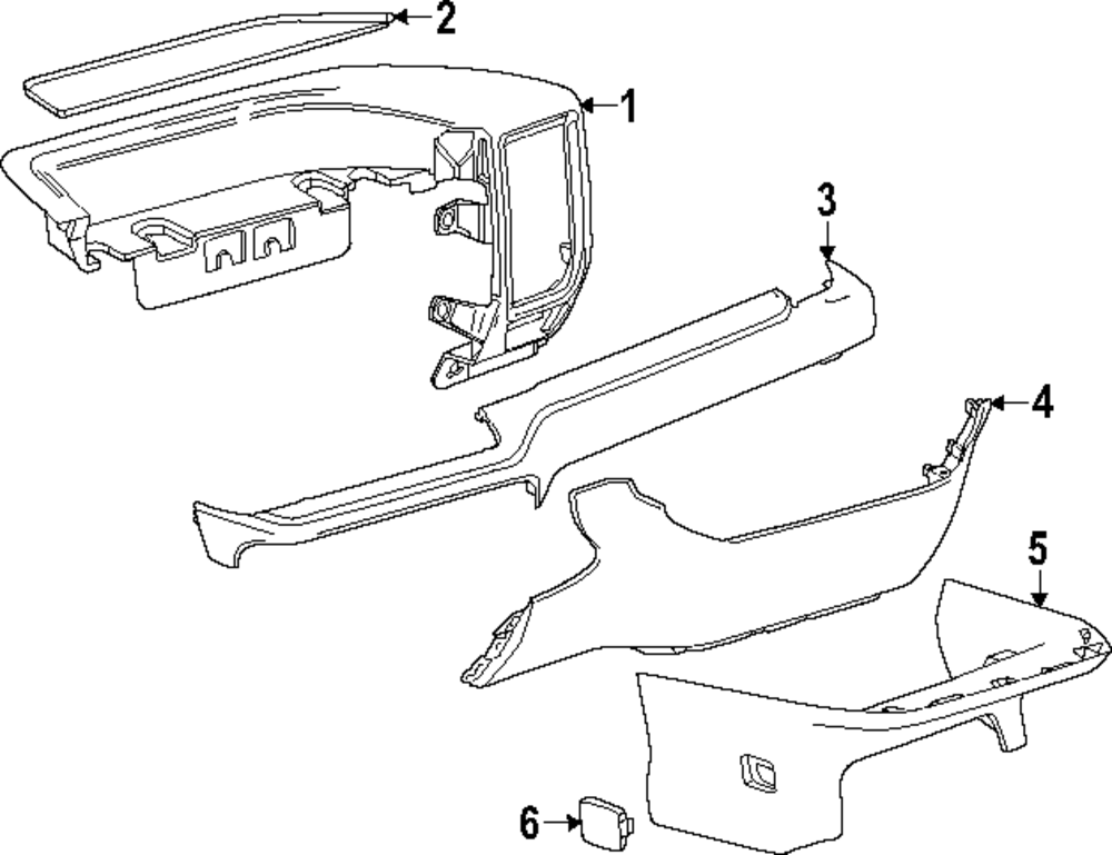87863272 - Center Panel 2024 GMC | Chevrolet Parts Direct
